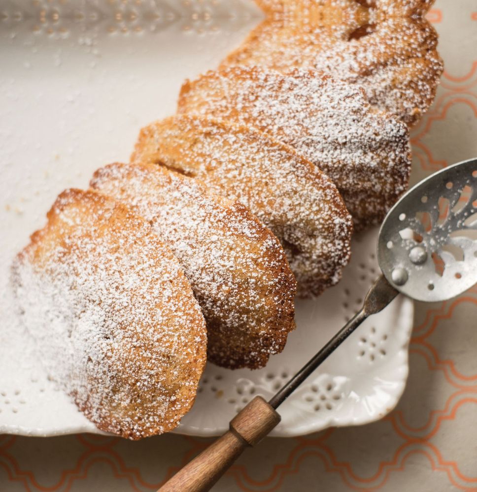Peaches and Cream Madeleines from Madeleines: Elegant French Tea Cakes ...