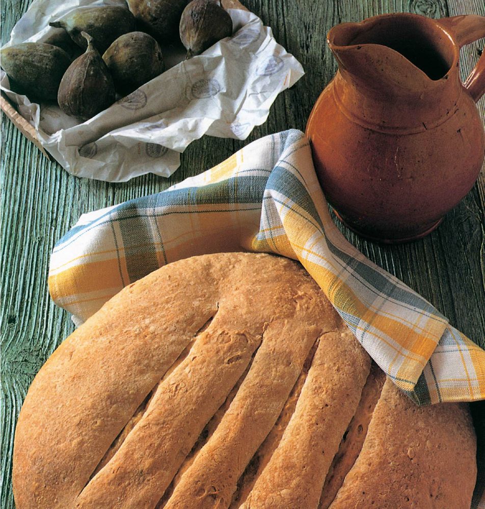 Tuscan Saltless Bread from Making Bread at Home by Tom Jaine