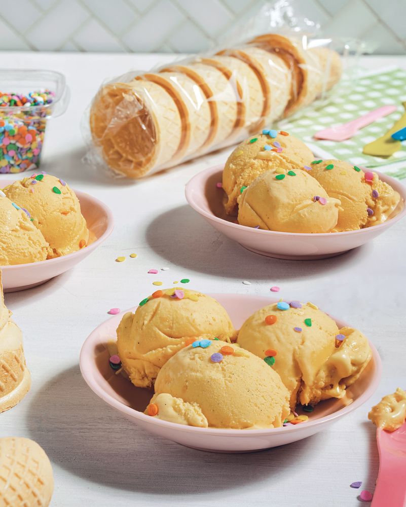 Orange Creamsicle Mango Dolly Ice Cream from Malai: Frozen Desserts ...