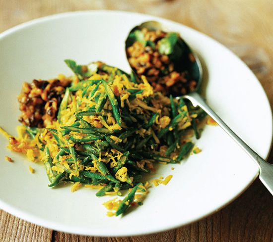 Shredded Green Bean Mallum from Mangoes & Curry Leaves: Culinary ...