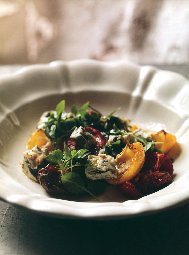 Slow-baked tomatoes with Blue Monday from Mark Hix on Baking by Mark Hix