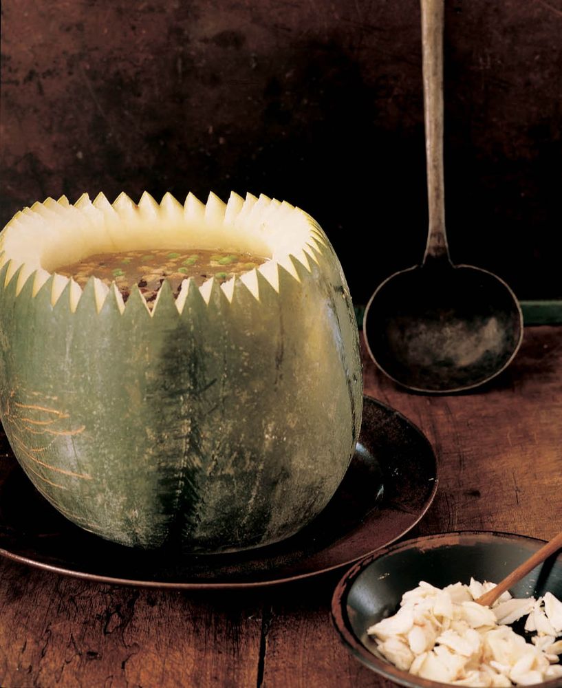 Steamed Eight-Treasure Winter Melon Soup from Mastering the Art of ...