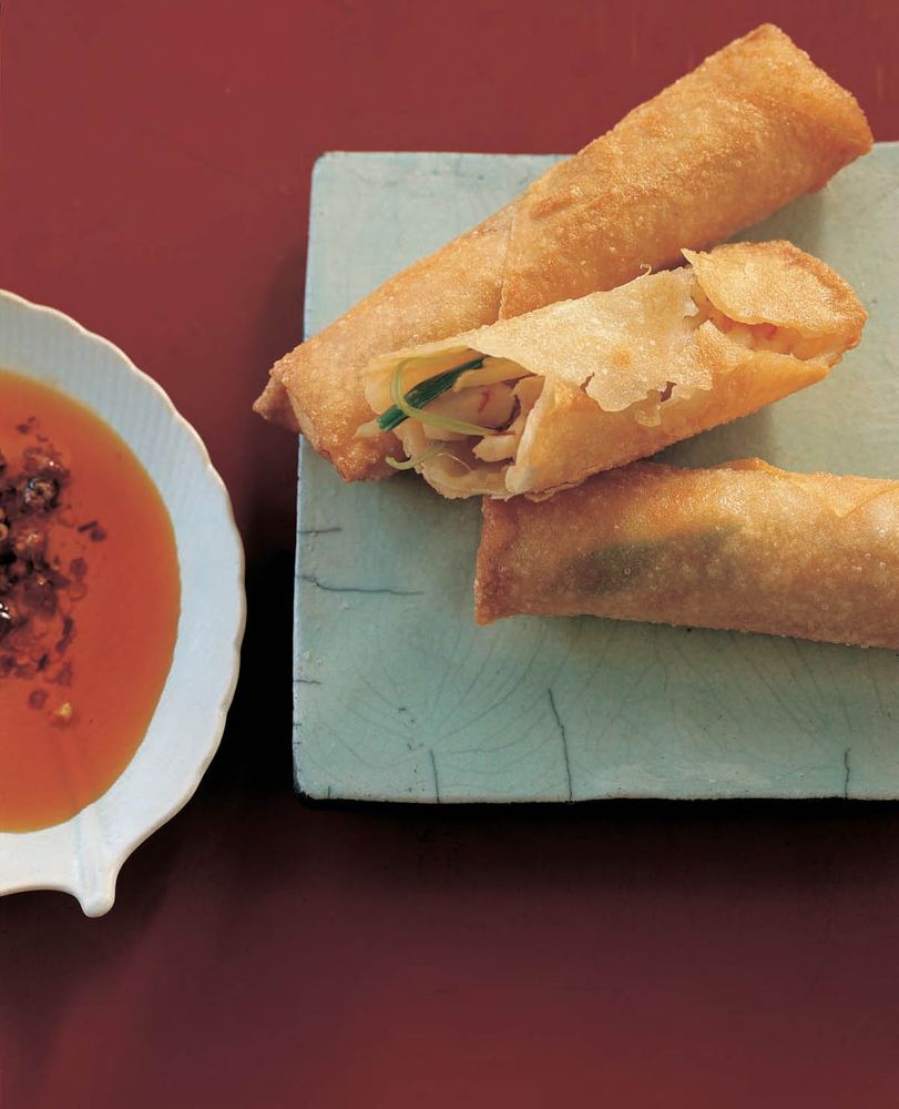 Spring Rolls from Mastering the Art of Chinese Cooking by Eileen Yin-Fei Lo