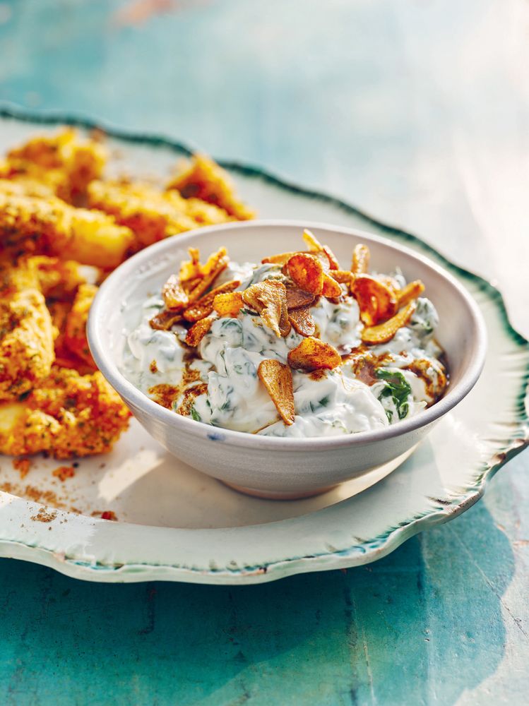 Spinach Raita from Meat Free Mowgli by Nisha Katona