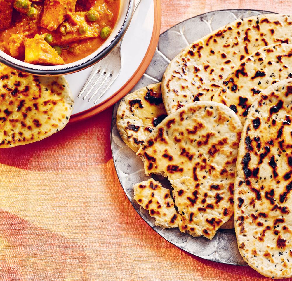 Two-Ingredient Naan from Meat Free Mowgli by Nisha Katona