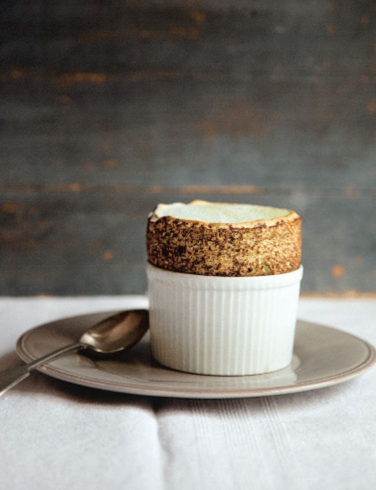 Soufflé aux Pistaches from Memories of Gascony by Pierre Koffmann