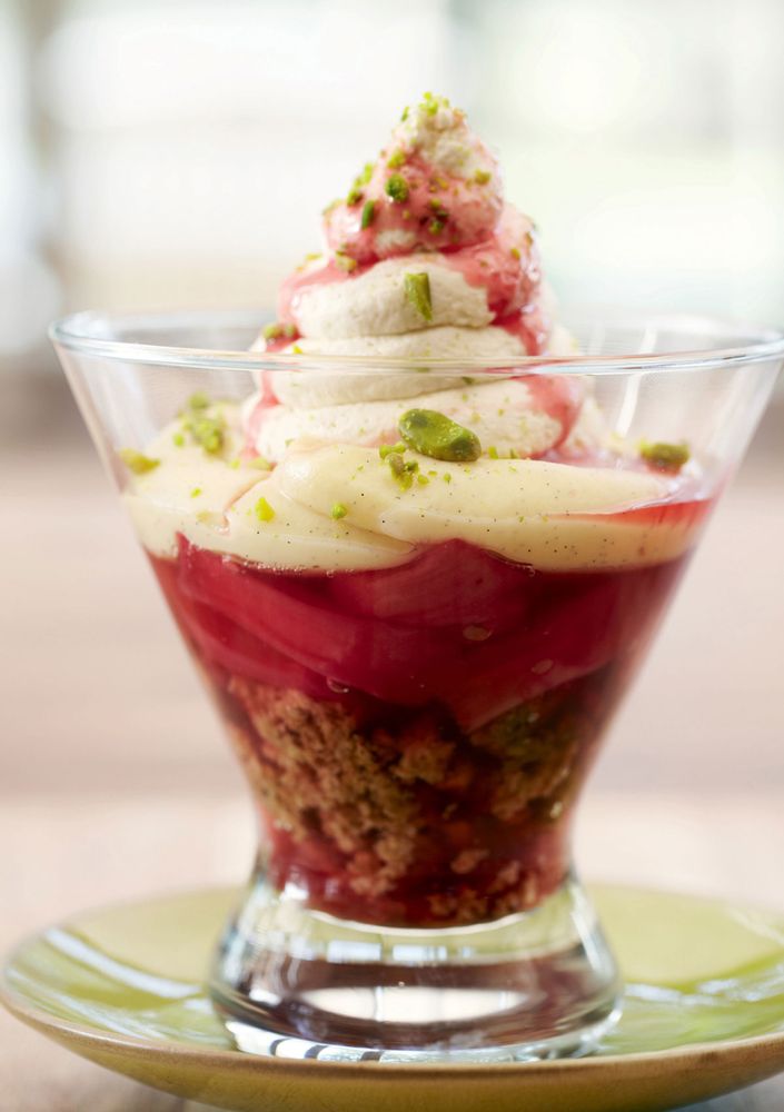 Yorkshire Rhubarb Trifle from On The Menu: Seasonal Recipes for a ...