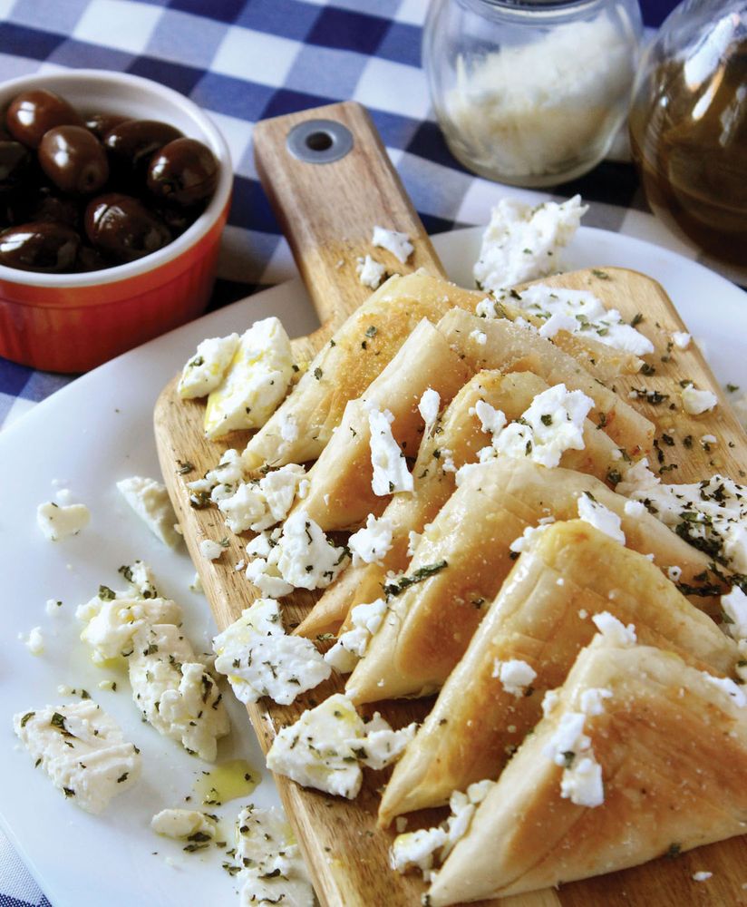 Cheese Pie Triangles from My Big Fat Greek Cookbook: Classic ...