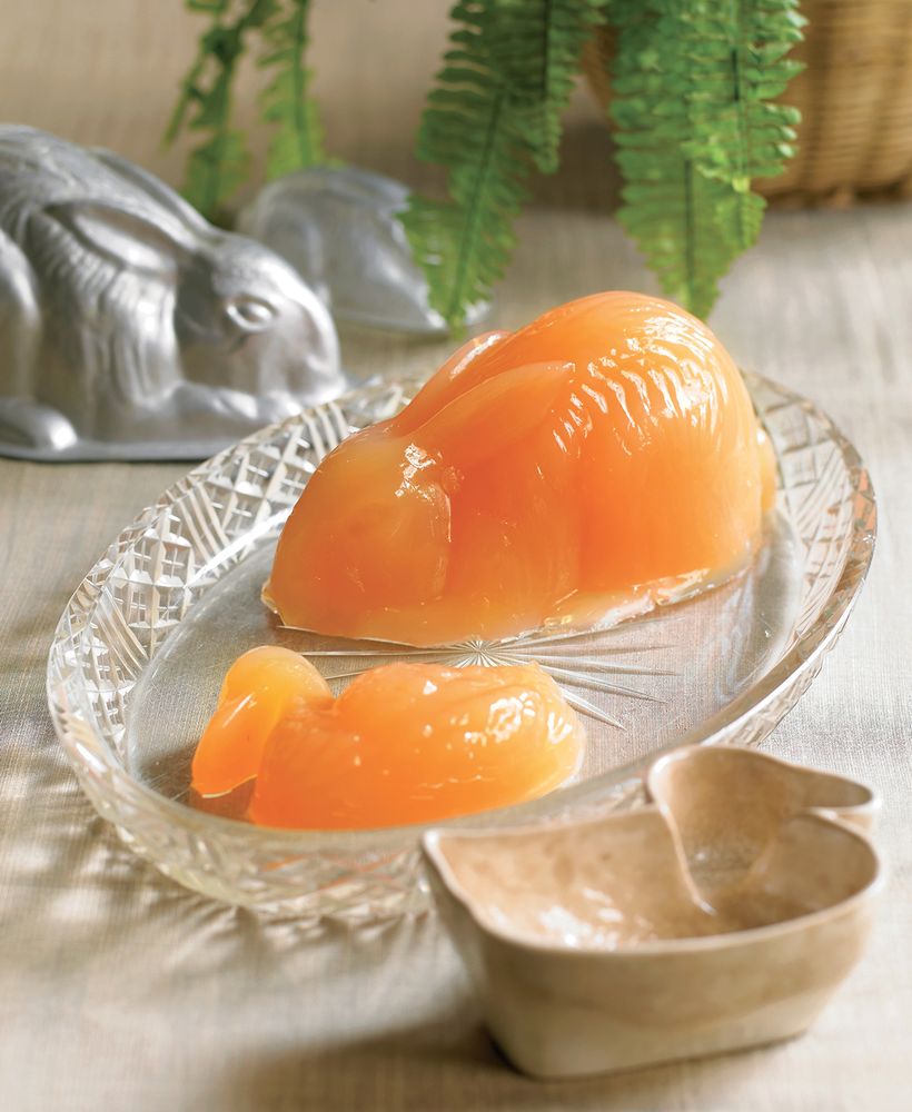 Golden Agar Jelly from Growing Up In A Nonya Kitchen by Sharon Wee