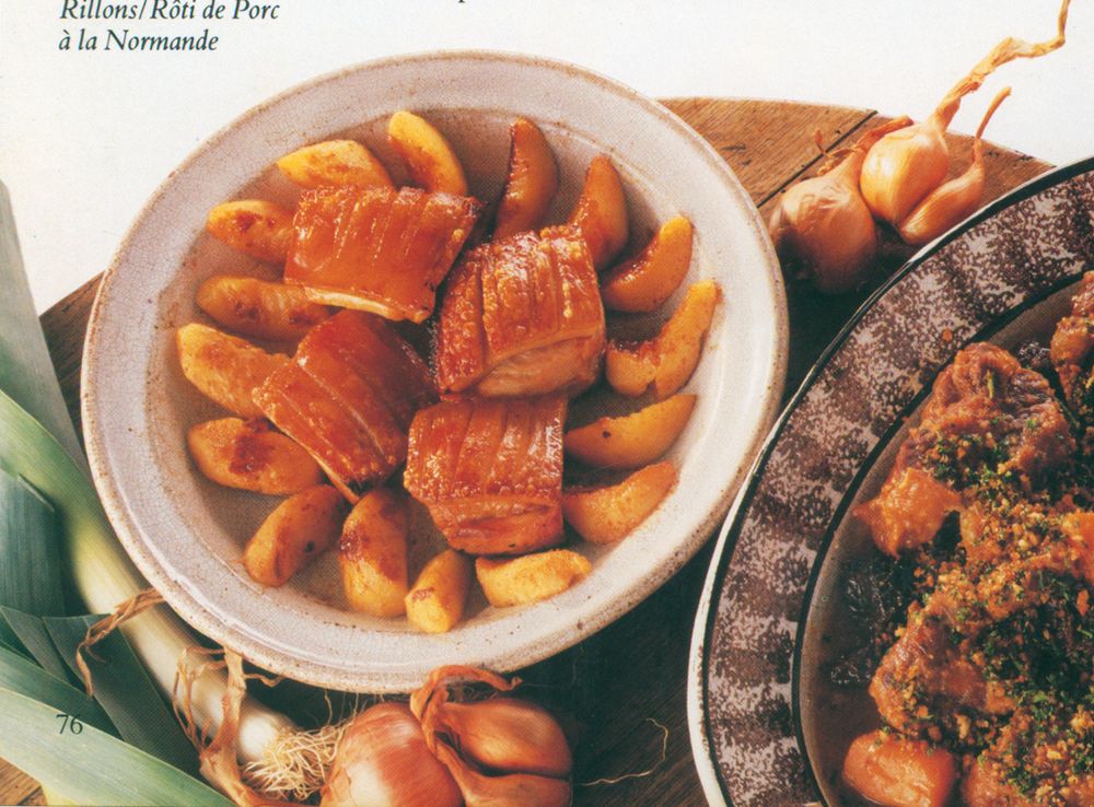 Rillons/Rôti de Porc à la Normande from The Cooking of Normandy by Jane ...