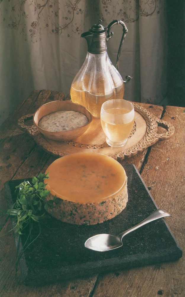 Terrine de Saumon aux Herbes from The Cooking of Normandy by Jane Grigson