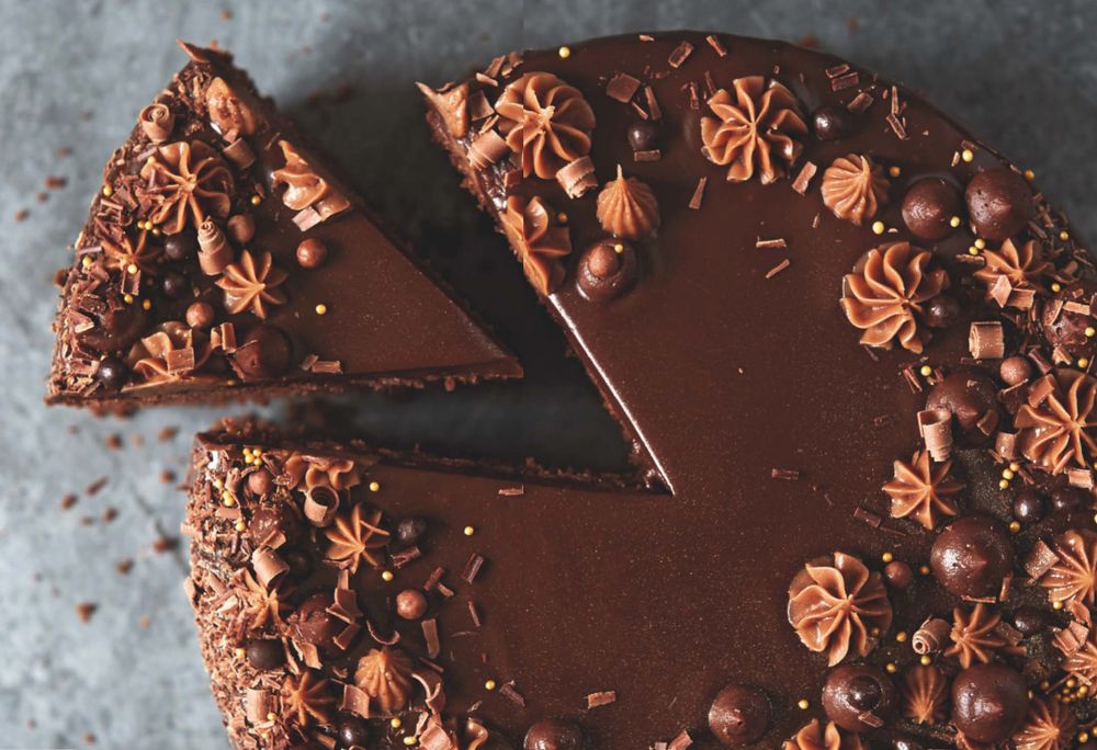 Triple Chocolate Celebration Cake from Soulful Baker by Julie Jones