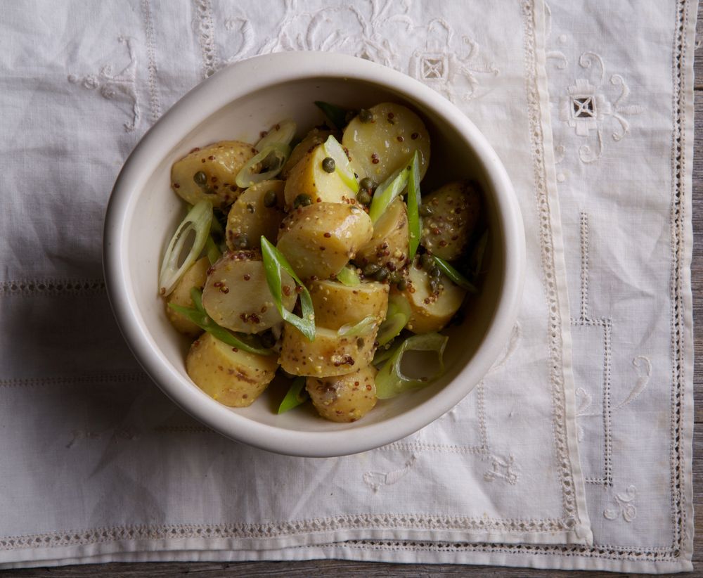 Kipfler Potato Salad with Seeded Mustard Dressing from At Home with ...
