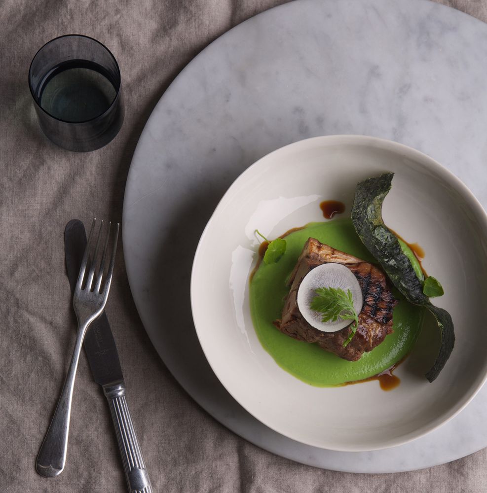 Japanese Lamb Shoulder with Pea and Wasabi from At Home with Sous Vide ...