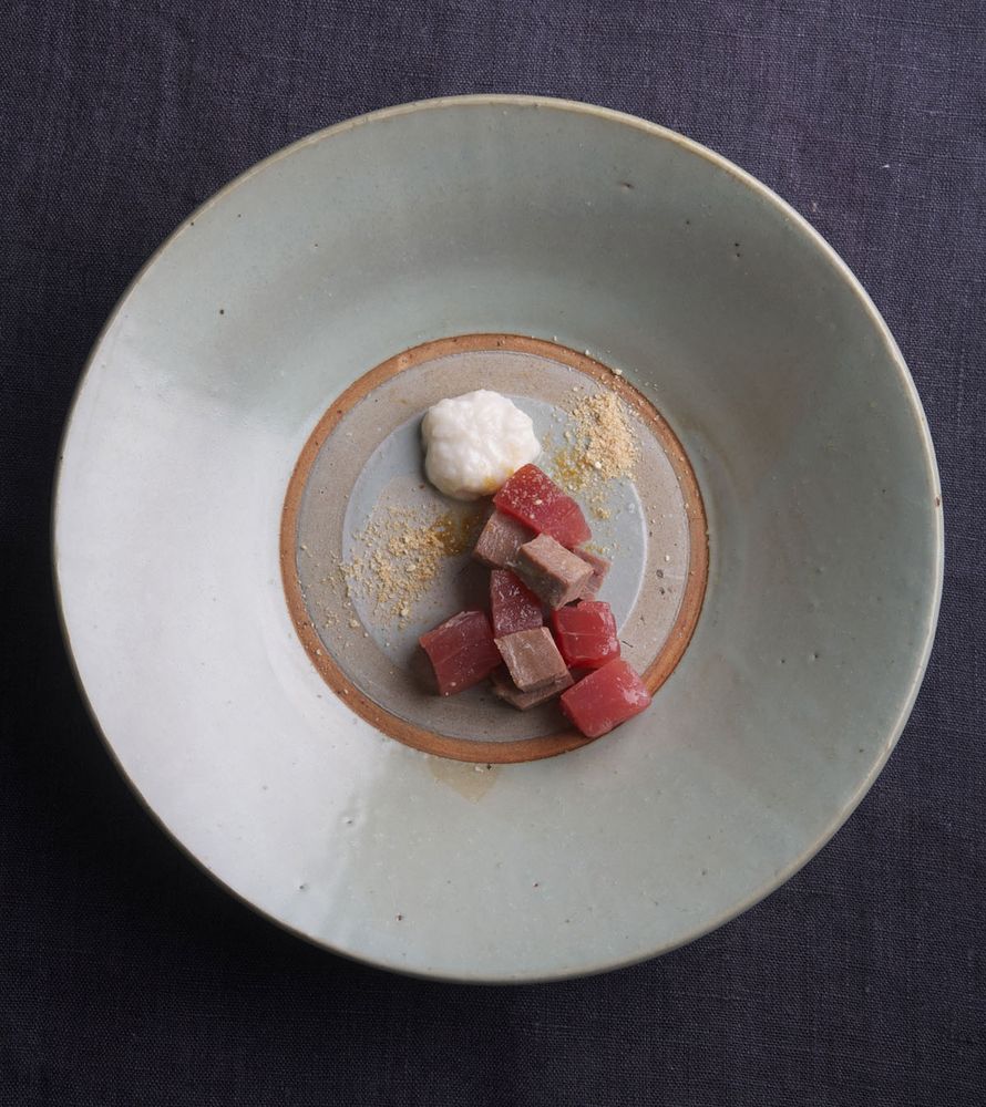 Pork Tongue and Tuna with Pork Fat Curd from At Home with Sous Vide by ...