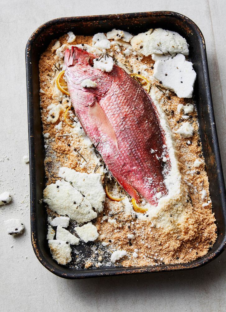 Salt-Crusted Fish with Aji Verde Sauce from Southern Grit: 100+ Down ...
