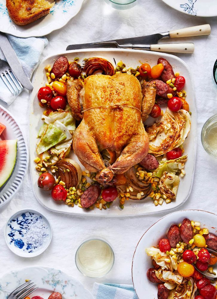 Roasted Chicken and Drippin’ Veggies from Southern Grit: 100+ Down-Home ...