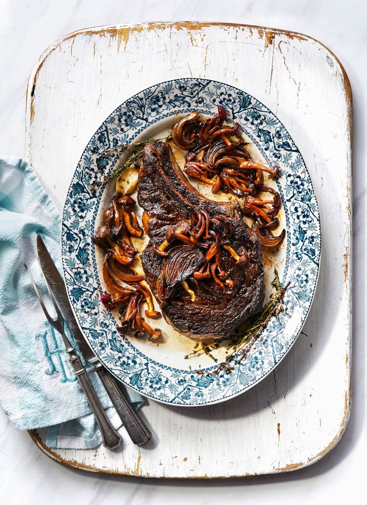 Girl Boss Steak with Confit Onions and Mushrooms from Southern Grit ...