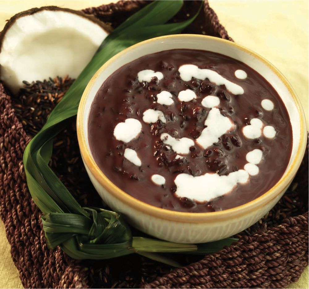 Purple Rice Pudding with Pandan from Southeast Asian Flavors ...