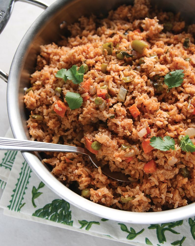 Mexican Rice for a Crowd from My South Texas Kitchen: Traditional ...