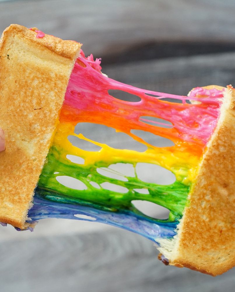 Rainbow Grilled Cheese from Savory vs Sweet by Shalean Ghitis and ...