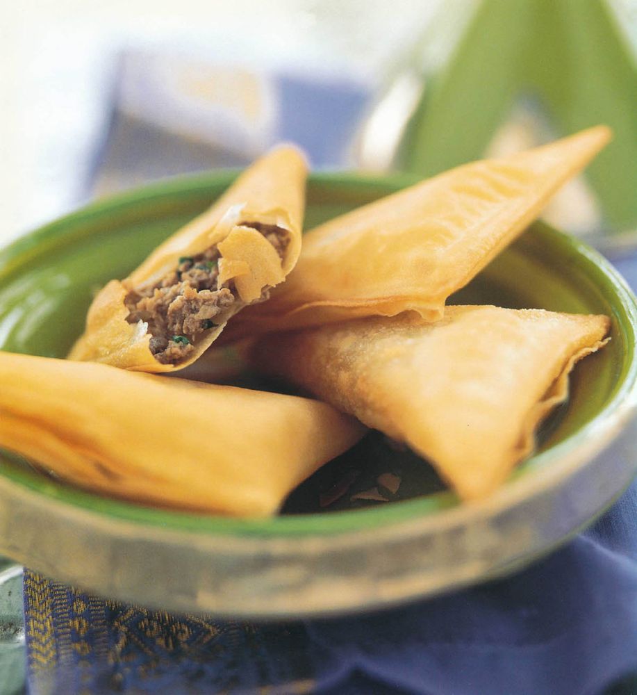 North African Meat-Filled Pastries from Saffron Shores: Jewish Cooking ...