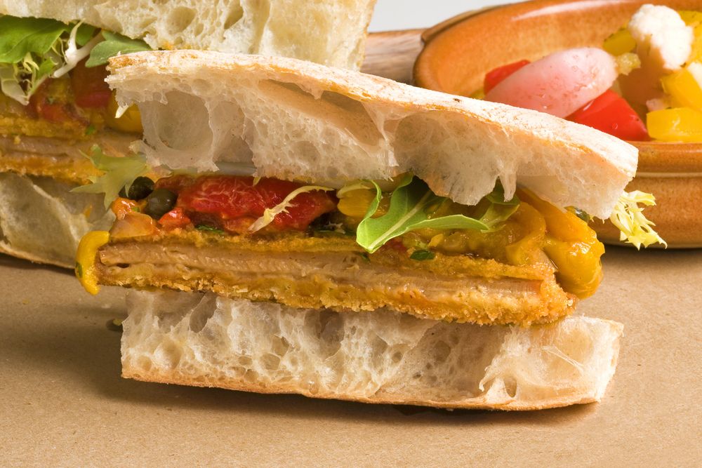 Crispy Tripe Sandwich with Vegetable Sotto Aceto from Sandwiches of the ...