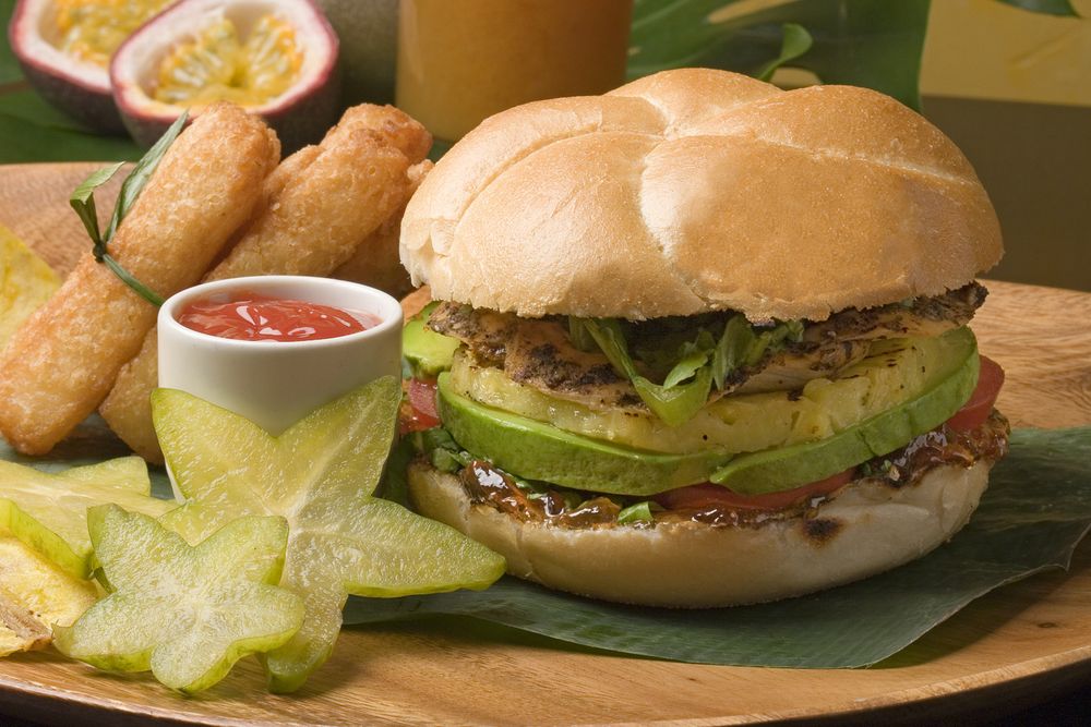 Jerk Chicken Sandwich from Sandwiches of the World by Marva Layne