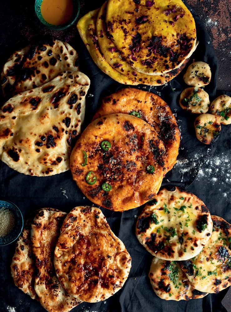 Naan Party from Sanjana Feasts: Modern vegetarian and vegan Indian ...