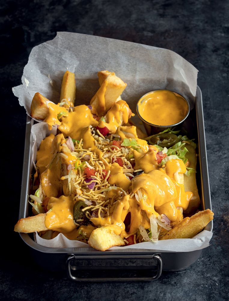 Mogo Dirty Fries from Sanjana Feasts: Modern vegetarian and vegan ...