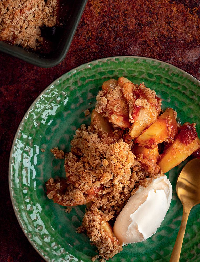 Apple and Guava Crumble from Sanjana Feasts: Modern vegetarian and ...