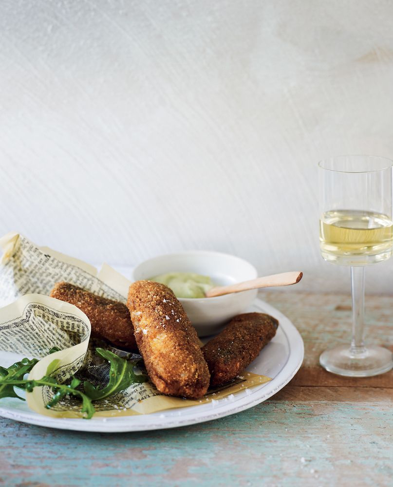 Crumbed Sardines with Pecorino and Eggplant Purée from A Sardinian ...