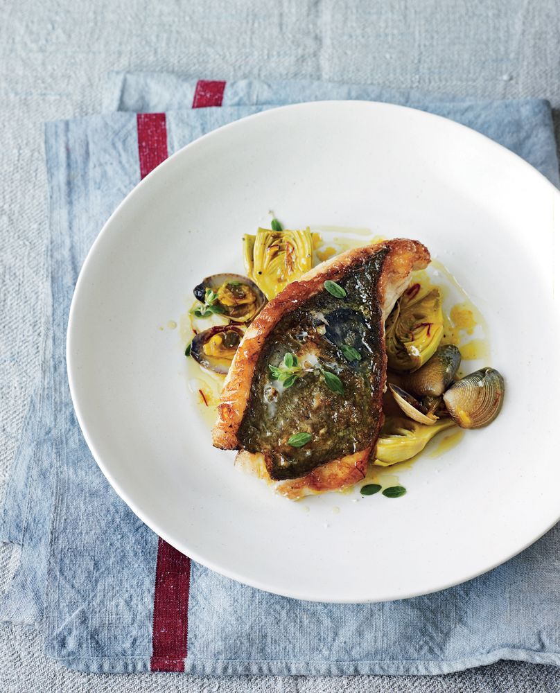 John Dory Fillets with Clams and Artichokes from A Sardinian Cookbook ...