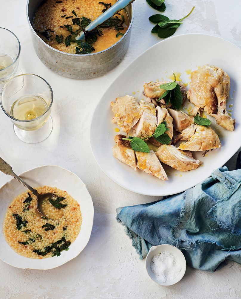 Hen Broth with Fregola, Poached Hen from A Sardinian Cookbook by ...