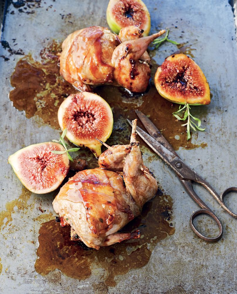 Quail Stuffed with Chicken Livers, Fennel and Tarragon from A Sardinian ...