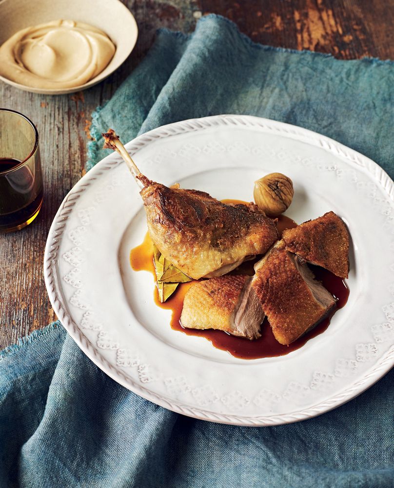 Roast Duck with Chestnuts from A Sardinian Cookbook by Giovanni Pilu ...