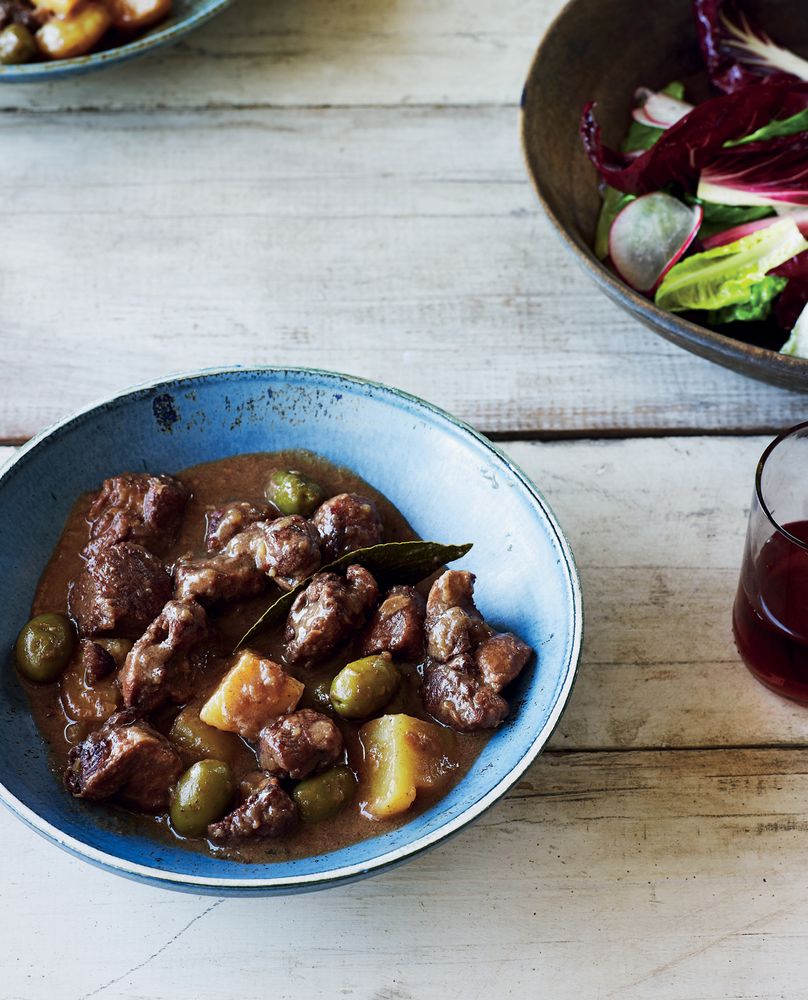 Wild Boar Stew from A Sardinian Cookbook by Giovanni Pilu and Roberta Muir