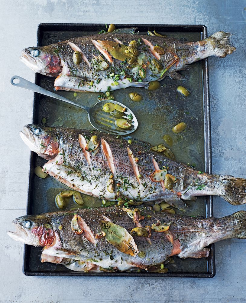 Trout with White Wine and Rosemary from A Sardinian Cookbook by ...