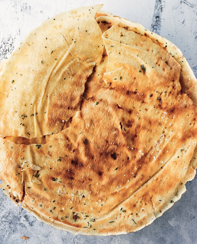 Sardinian Flatbread from A Sardinian Cookbook by Giovanni Pilu and ...