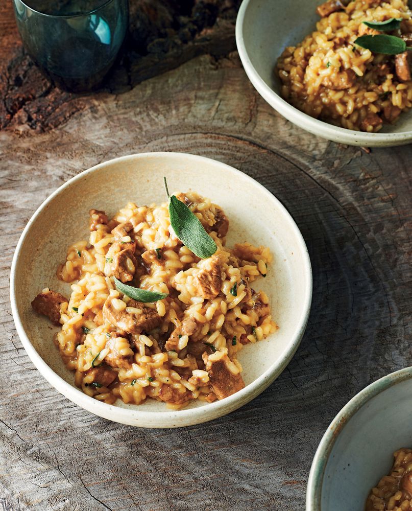 Rice with Pork and White Wine from A Sardinian Cookbook by Giovanni ...