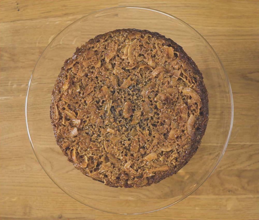 Sticky Apple Cake with Coconut Crunch from Scottish Baking by Sue Lawrence