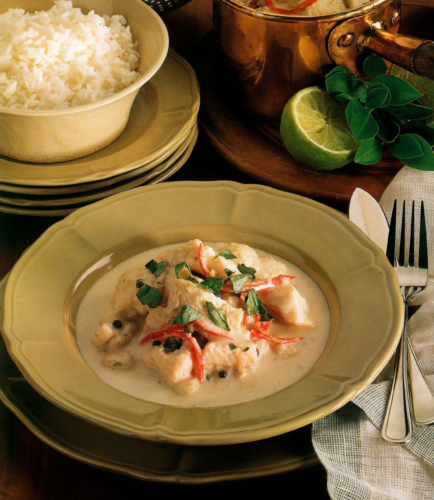 Thai green fish curry from Seafood: Le Cordon Bleu Home Collection by ...