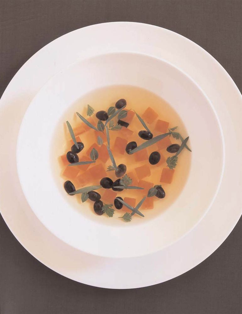 Tomato and Basil Consommé from Season to Taste by Liam Tomlin