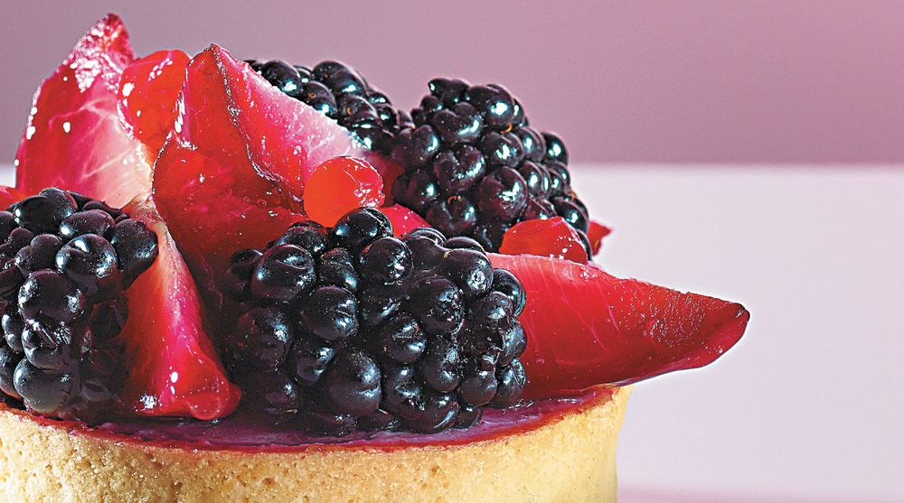 The Purple Tart from The Secret Recipes by Dominique Ansel