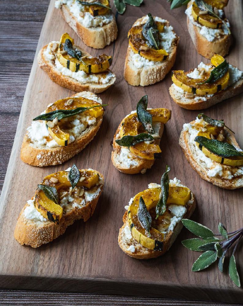 Autumn Squash Toast from Seed to Table: A Seasonal Guide to Organically ...