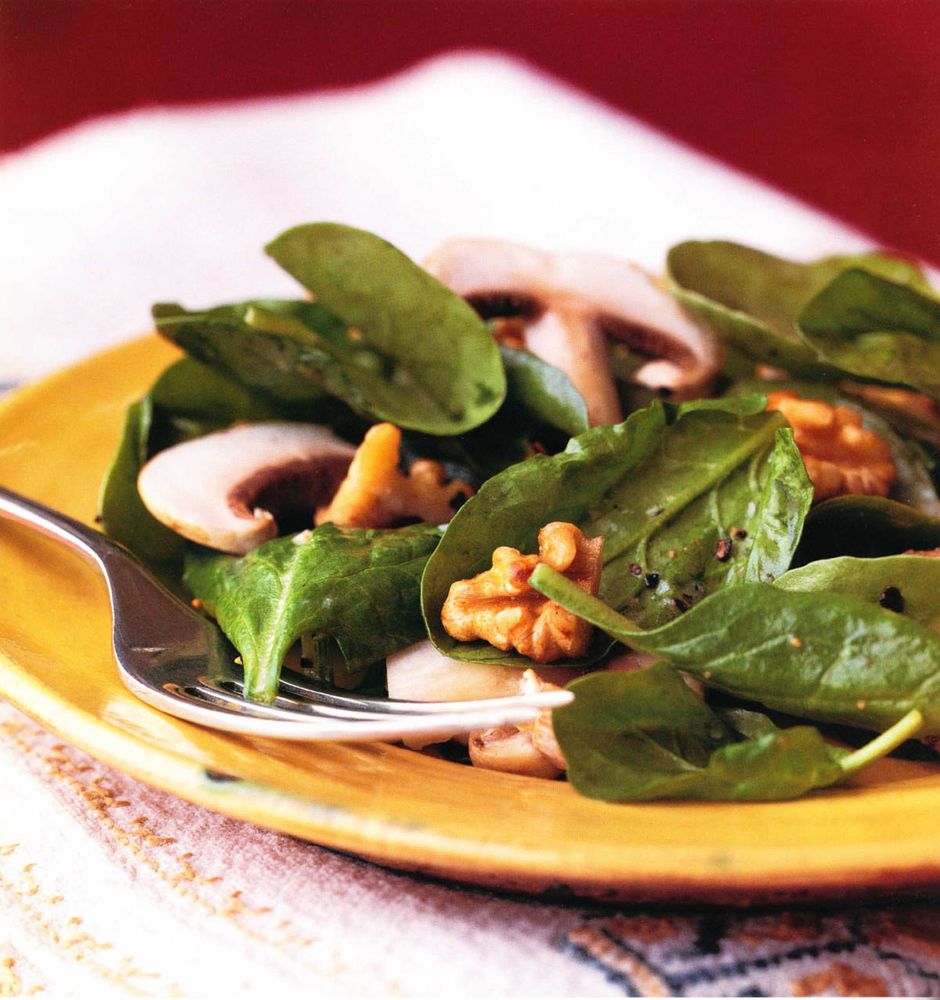 Spinach Salad from Thrace from Sephardic Flavors: Jewish Cooking of the ...