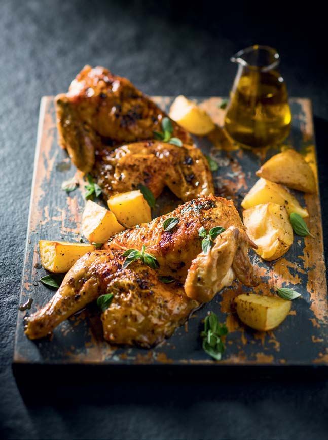 Midweek Roast Chicken Dinner from Simply Delicious by Zola Nene
