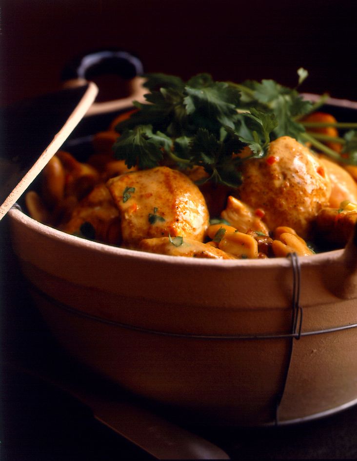 Curried sautéed chicken chunks with coconut milk from Simple to ...