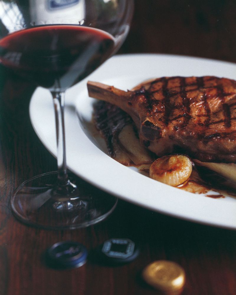 Gritted Veat Chop with Treviso and Italian Onions from The Simple Art ...