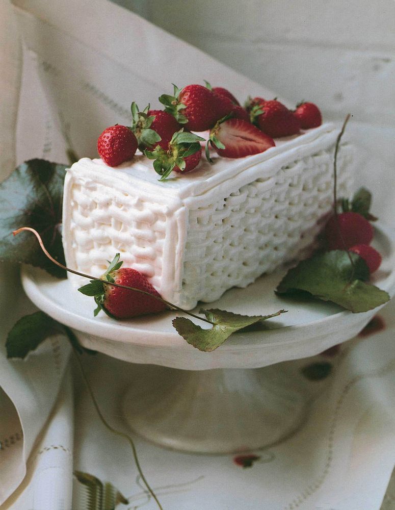 Strawberry Window Cake from The Simple Art of Perfect Baking by Flo Braker